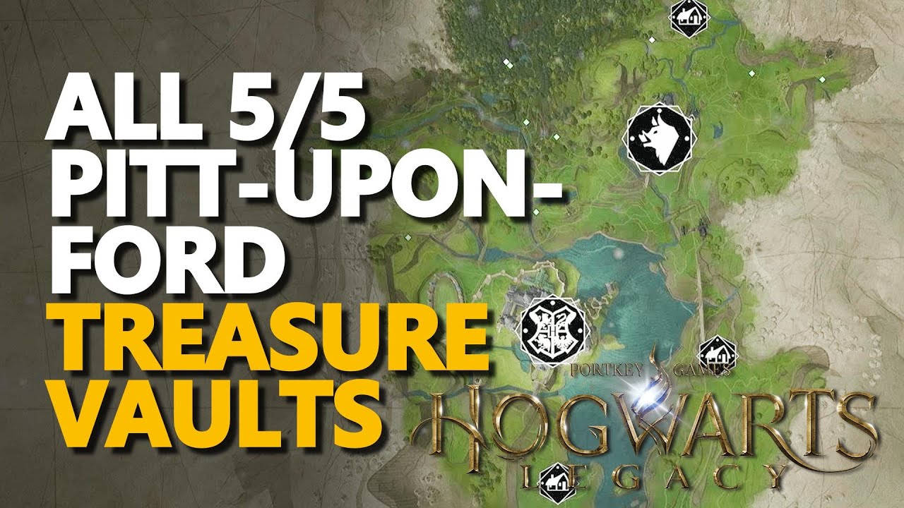 All Pitt-Upon-Ford Treasure Vaults Hogwarts Legacy - YouTube