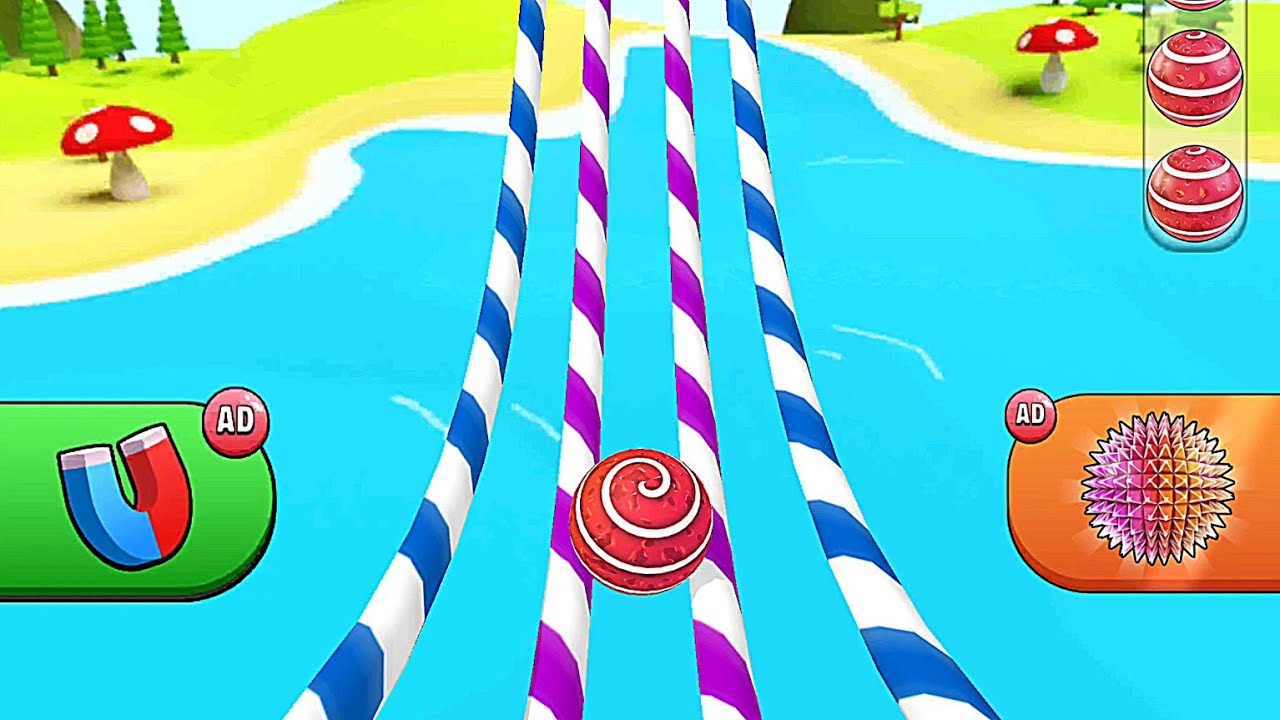 Candy Ball Run Gameplay Android iOS Game 11 - YouTube