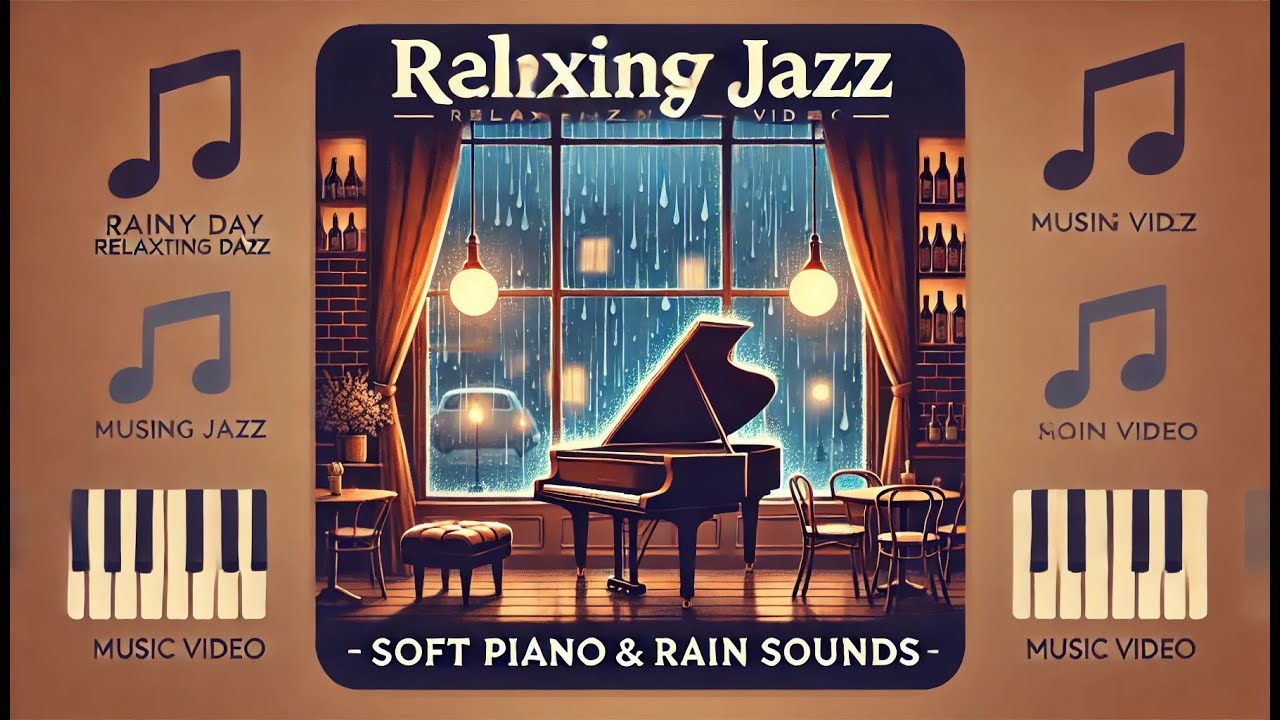 雨音とソフトジャズ | 心安らぐ雨の日の音楽"Smooth Jazz with Rain Sounds | Relaxing Rainy ...