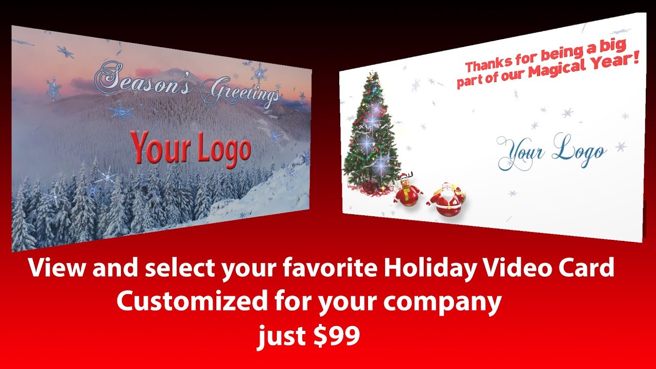Video Christmas Cards dkjcreative - YouTube