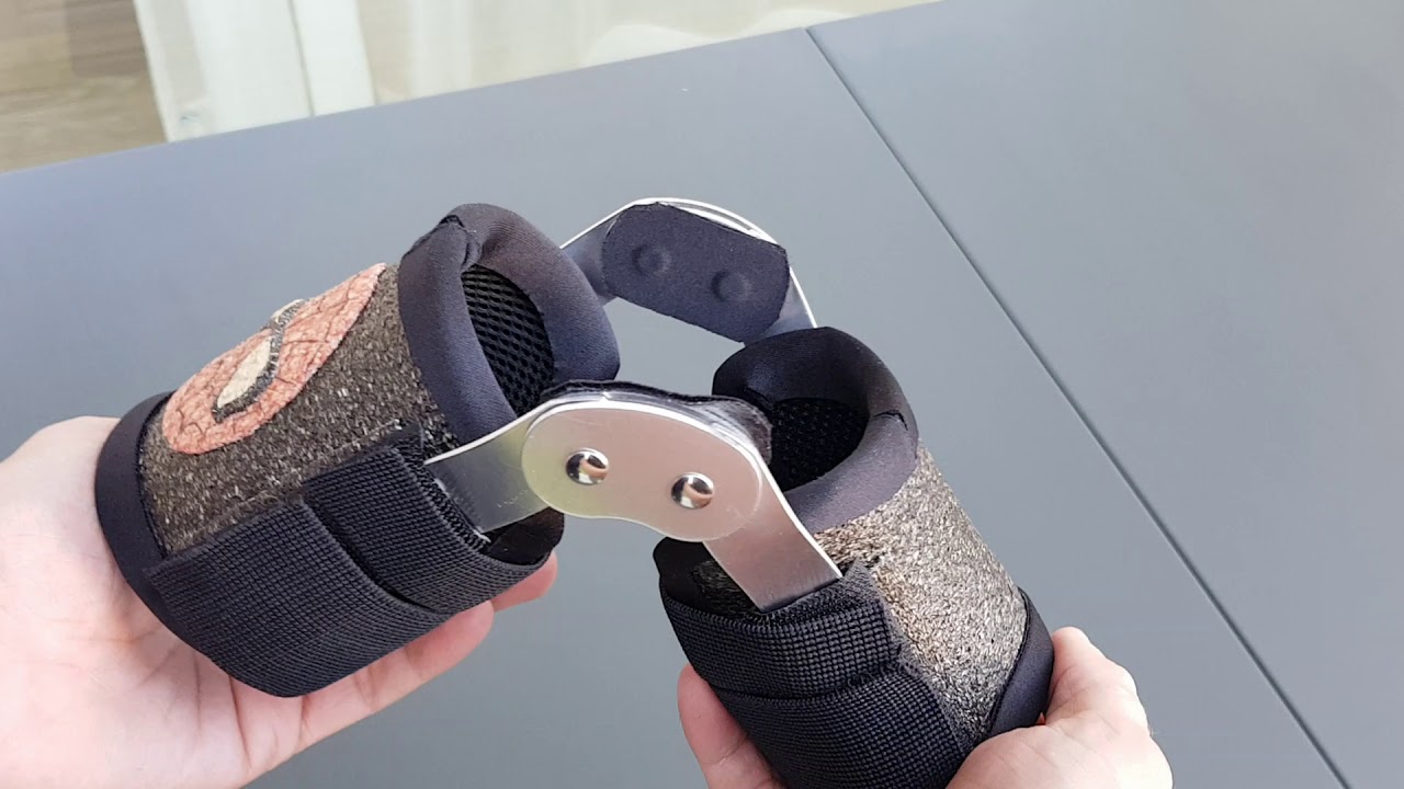 Woodcast Spiderman Knee Splint - YouTube