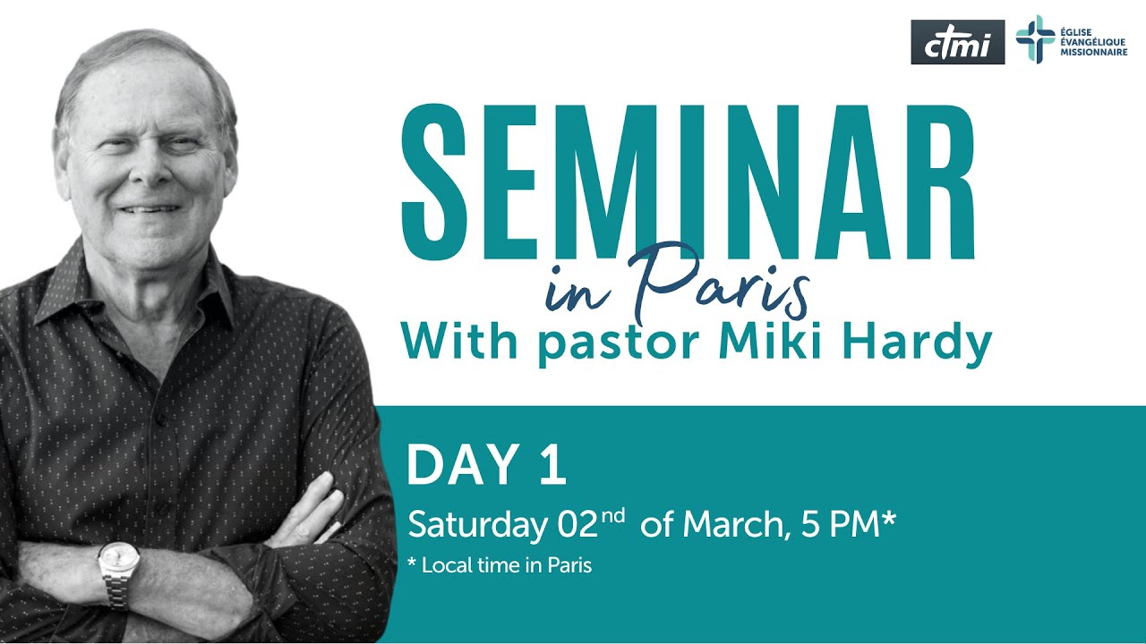 Seminar in Paris with pastor Miki Hardy | Day 1 | 02/03/2024 - YouTube