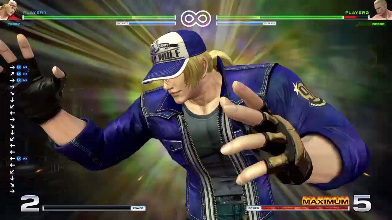 THE KING OF FIGHTERS XIV TRAINING MODE WITH TERRY BOGARD: POWER WAVE ...