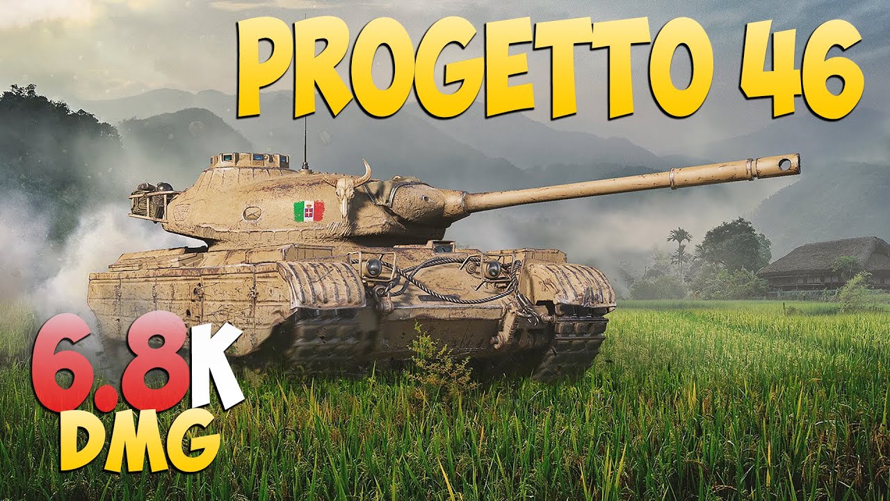 Progetto 46 - 4 Kills 6.8K DMG - Interesting! - World Of Tanks - YouTube