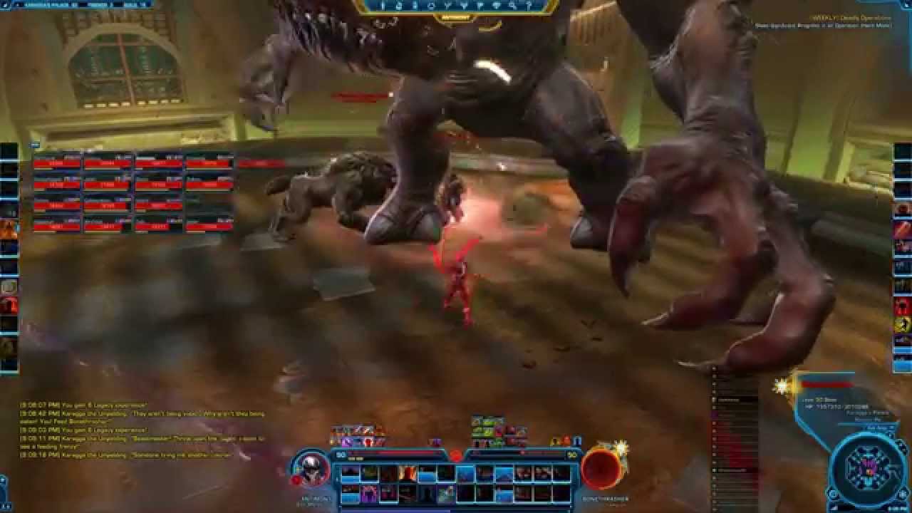 SWTOR - Memories of Xendor - KP Hard 16 - Bonethrasher - YouTube
