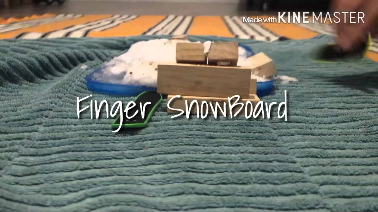 Finger snowboards - YouTube
