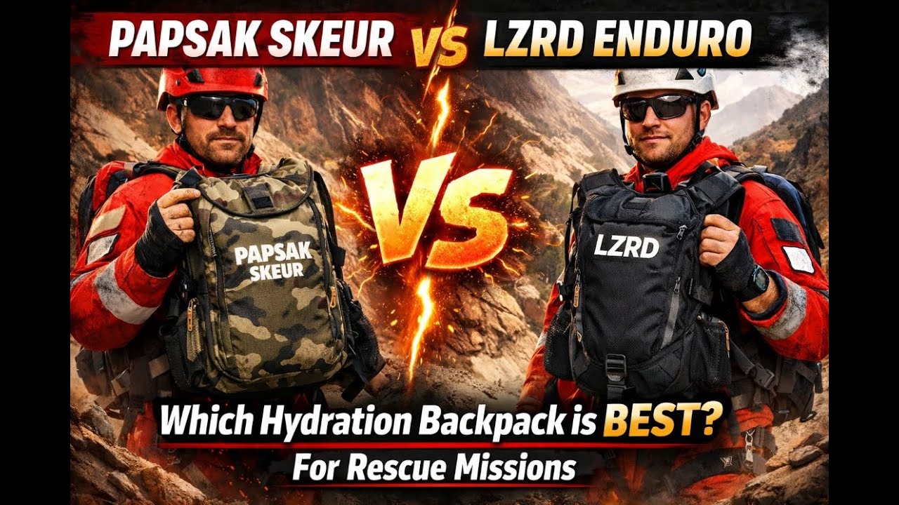 Papsak Skeur vs LZRD Enduro Which Backpack is BEST for Rescue Missions ...