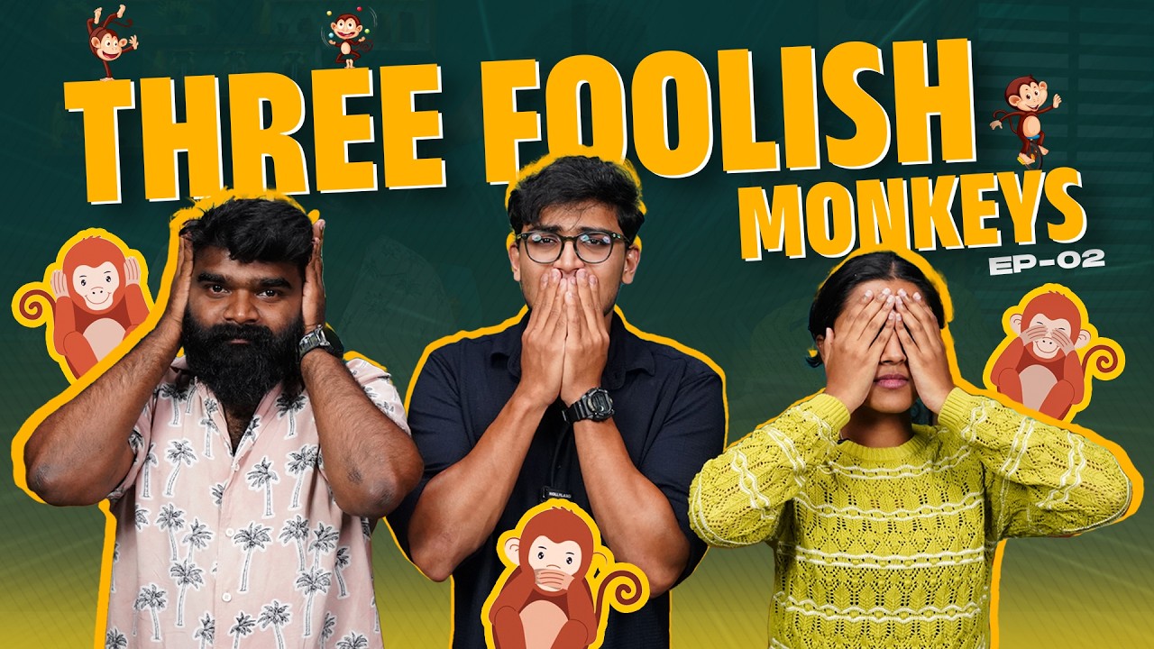 3 Foolish Monkeys | Deaf, Blind, Mute Challenge | Ep. 02 | Cookd - YouTube