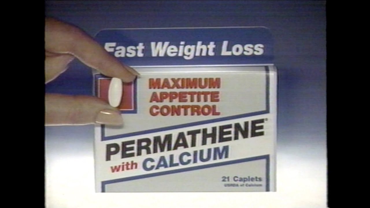 Permathene with Calcium Weight Loss Pill Commercial (1997) - YouTube