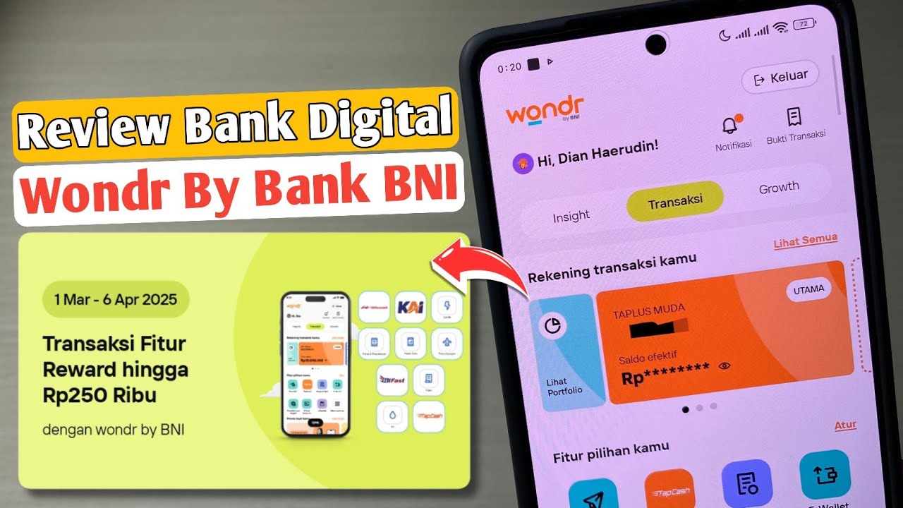Review Bank Digital Wonder By BNI - Ada Fitur Pinjaman & Kartu Kredit ...