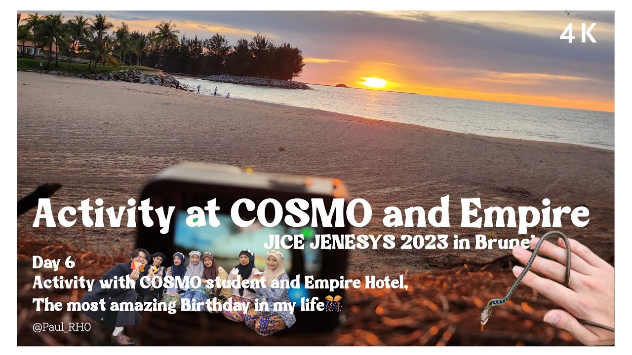 COSMOでの交流に7つ星ホテル，人生最高の誕生日！！ | JENESYS Brunei Day6 - YouTube