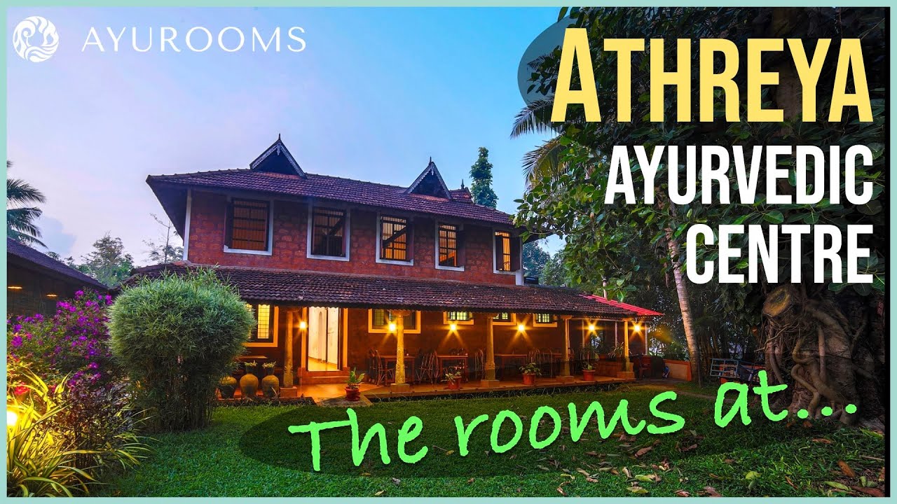 The rooms at Athreya Ayurvedic Centre in Kerala - YouTube