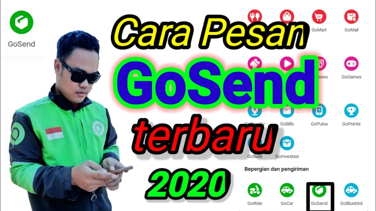 Cara Pesan Gojek / Gosend di Aplikasi Gojek Customer 2020 - YouTube