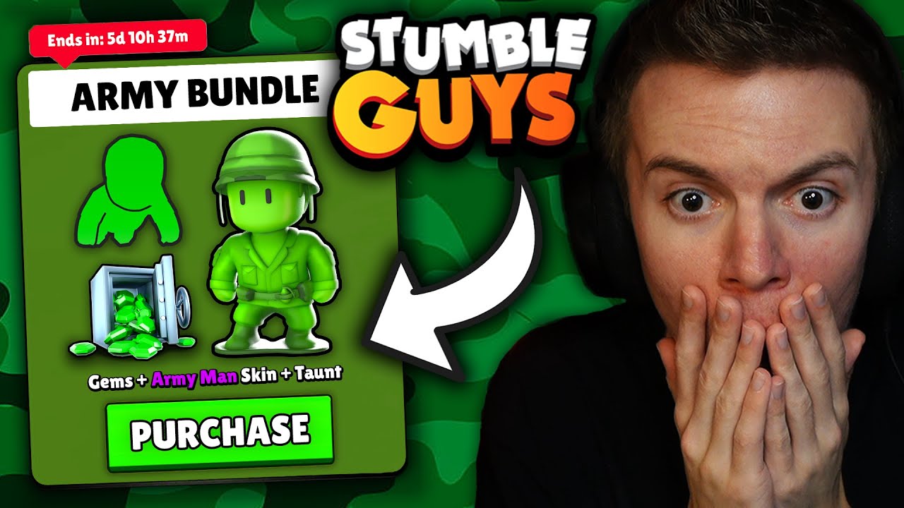 *NEW* ARMY BUNDLE IN STUMBLE GUYS! - YouTube