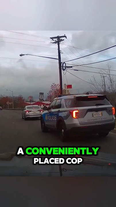 Convenient Cop Serves Impatient Driver Instant Karma - YouTube