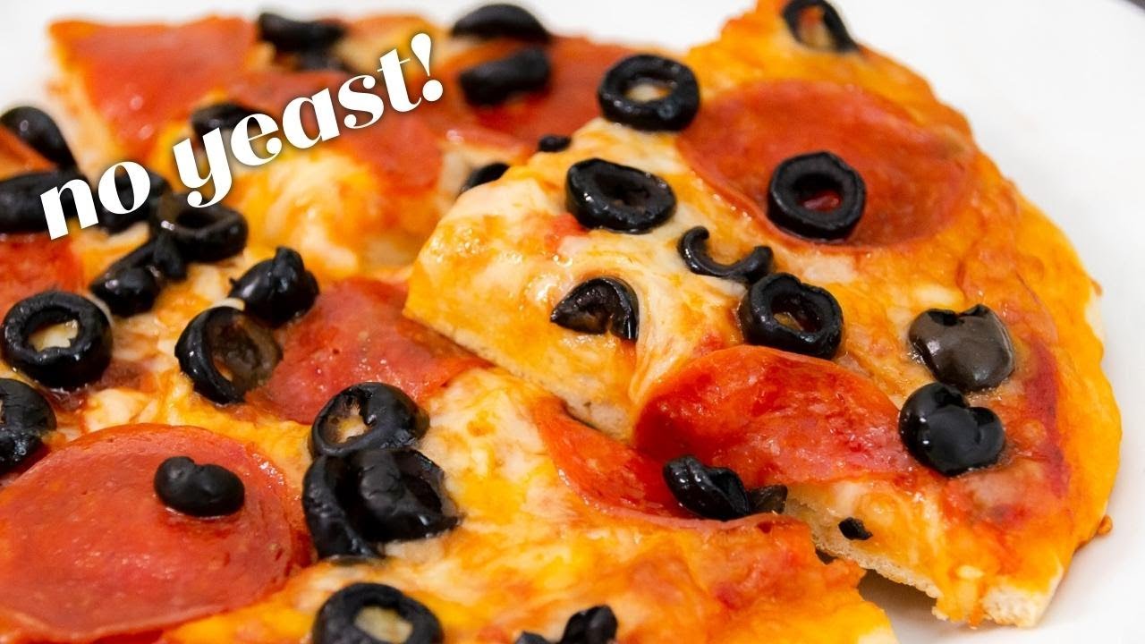 Easy Mini Pizza for One - No Yeast! - YouTube
