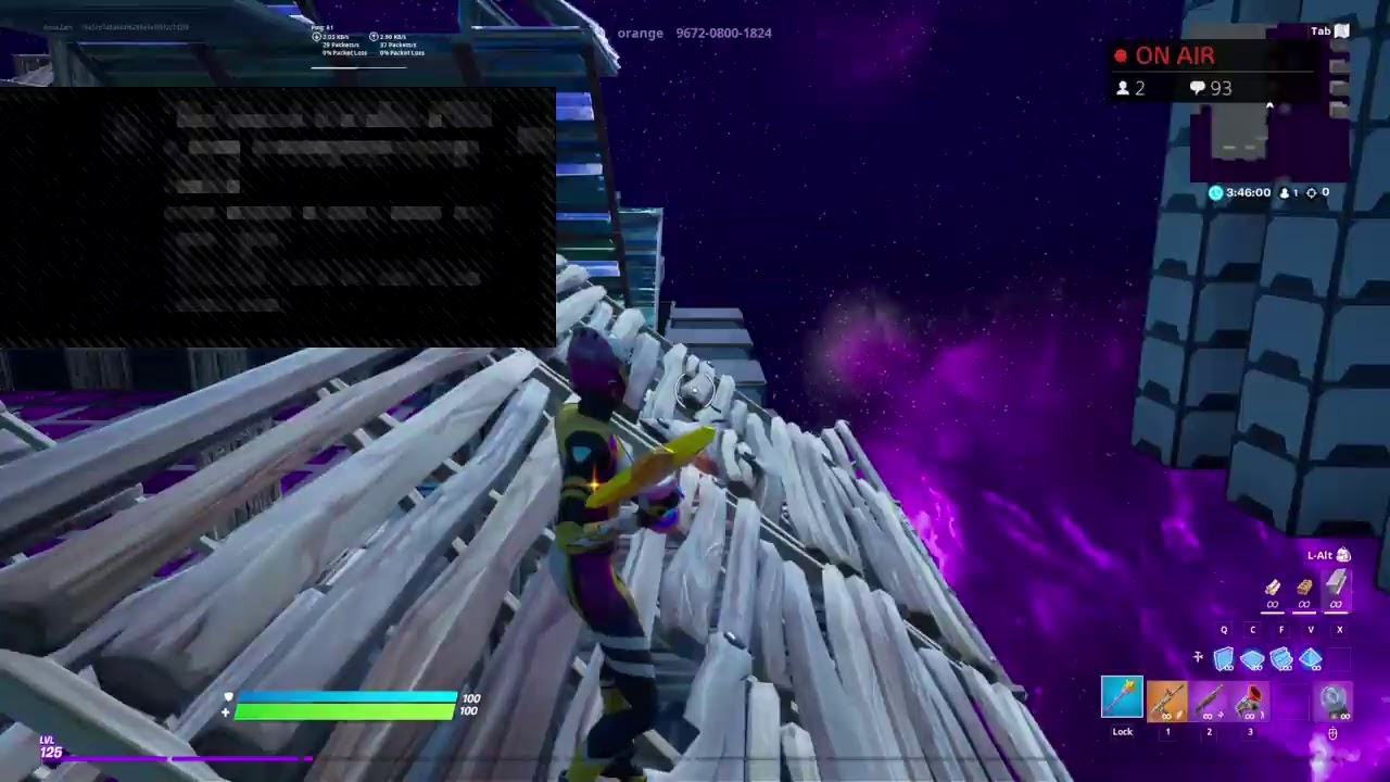 Fortnite arena grinding (new pitstop skin gameplay) - YouTube