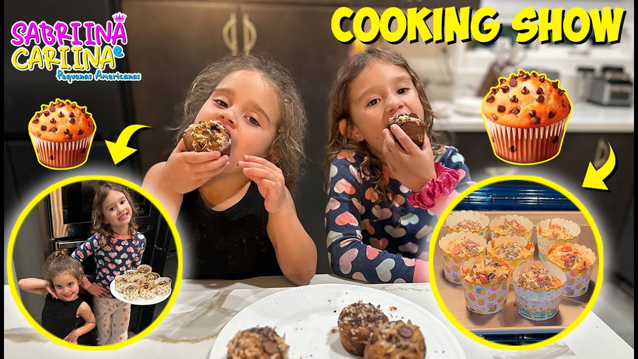 Cooking Show: Preparando Muffins Deliciosos com Sabriina e Cariina! 🧁 ...