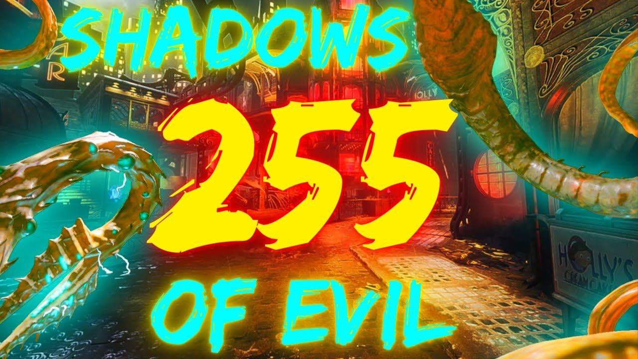 Shadows Of Evil 200+ Classic Gum High Round Zombies- Call Of Duty Black ...