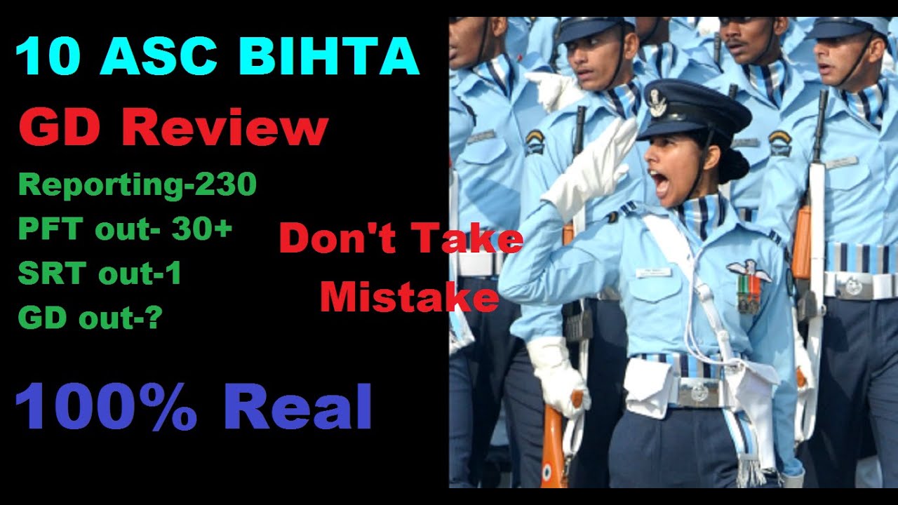 10 ASC GD Review/ Bihta GD Review/यह गलती नहीं दोहराना/Airforce GD ...