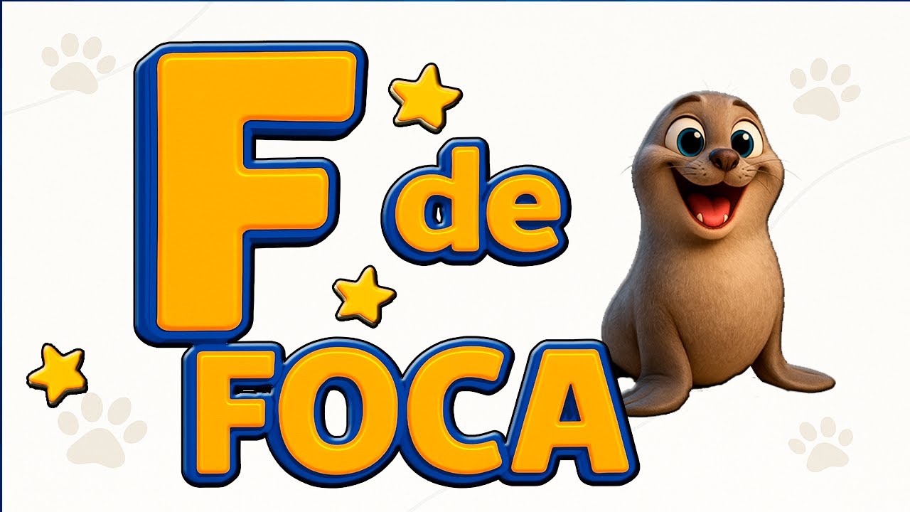 Aprende la Letra F con Foca | Vídeo Educativo de Abecedario para Niños ...