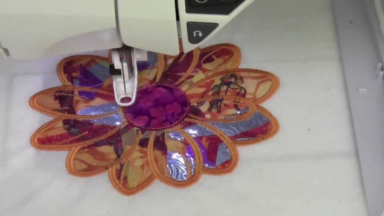 Confetti Flower Embroidery by Anita Goodesign - YouTube