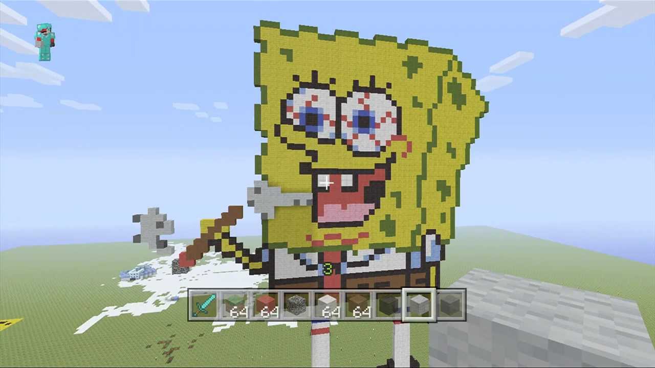 SpongeBob Smoking a Blunt!!!! (Minecraft) - YouTube