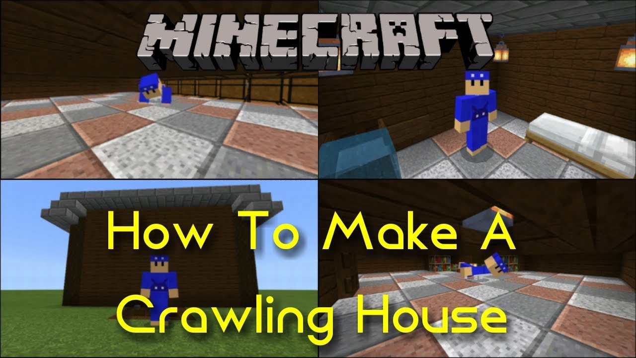 How To Make A Crawling House | Minecraft Tutorial - YouTube