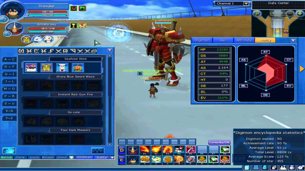 Digimon Masters Online : All Deck Buff System - YouTube