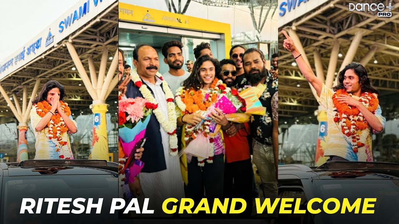 Dance Plus Pro Winner Ritesh Pal Grand Welcome at Home | Dance plus Pro ...