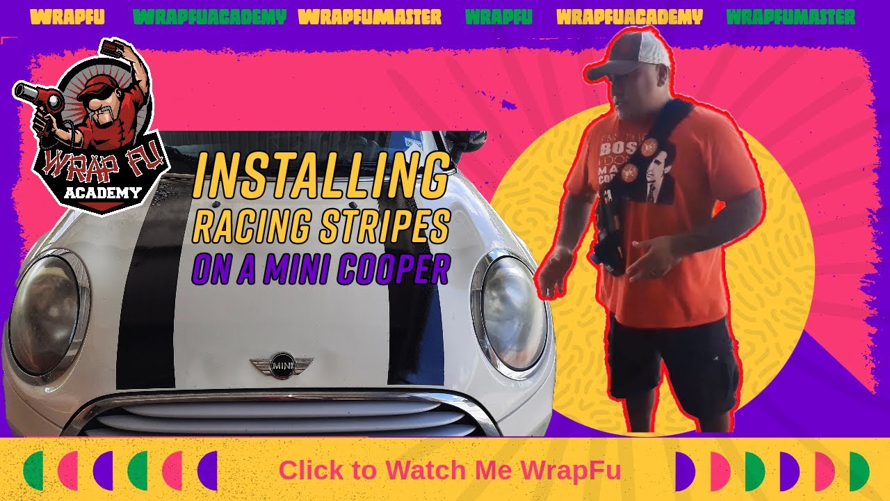 Wrapfu with The Rubester #racingstripes #knifelesstape # ...
