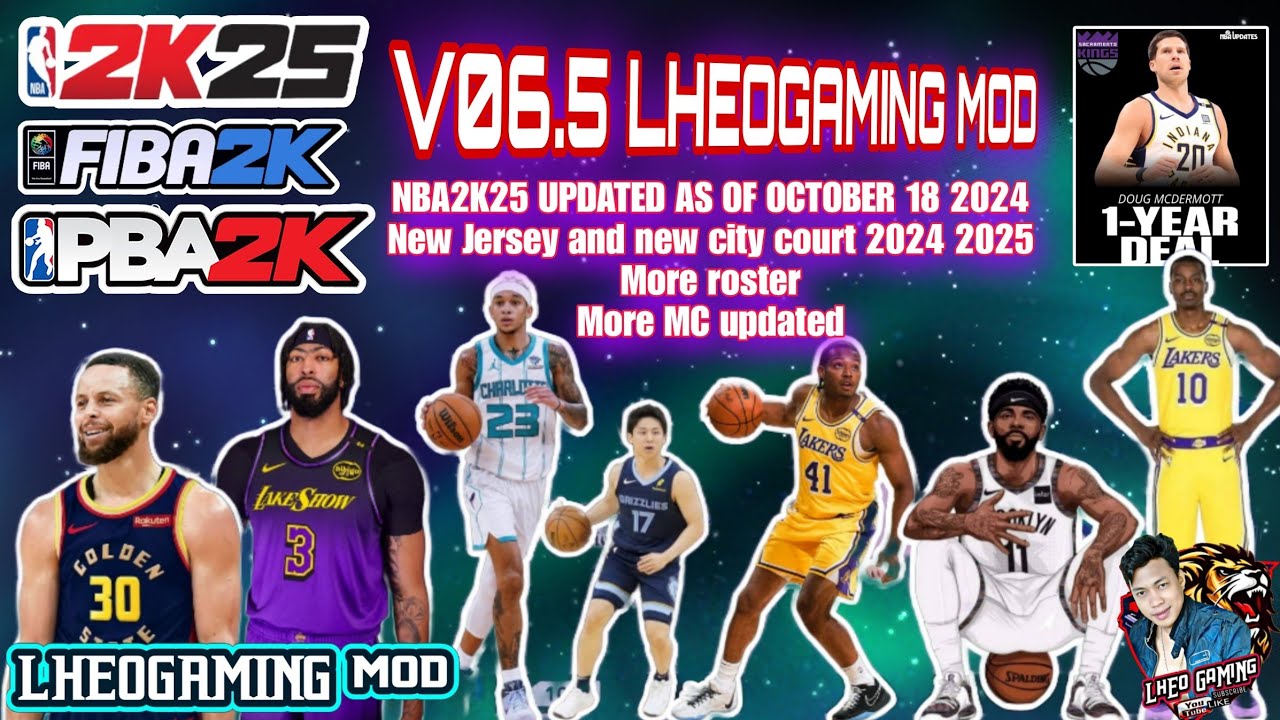 V06.5 RELEASED NBA2K25 UPDATED AS OF OCTOBER 18 2024 fixed errors, for ...