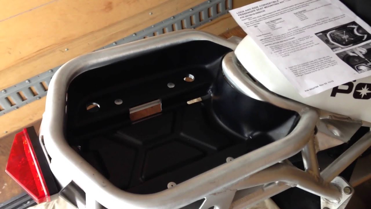 2013 Polaris SB Pro R Lock n Ride Conversion Kit - YouTube