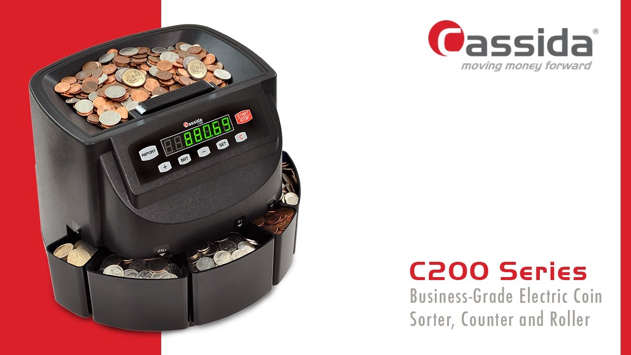 Why Waste Time Sorting Coins? The Cassida C200 Makes It Easy! | Cassida ...