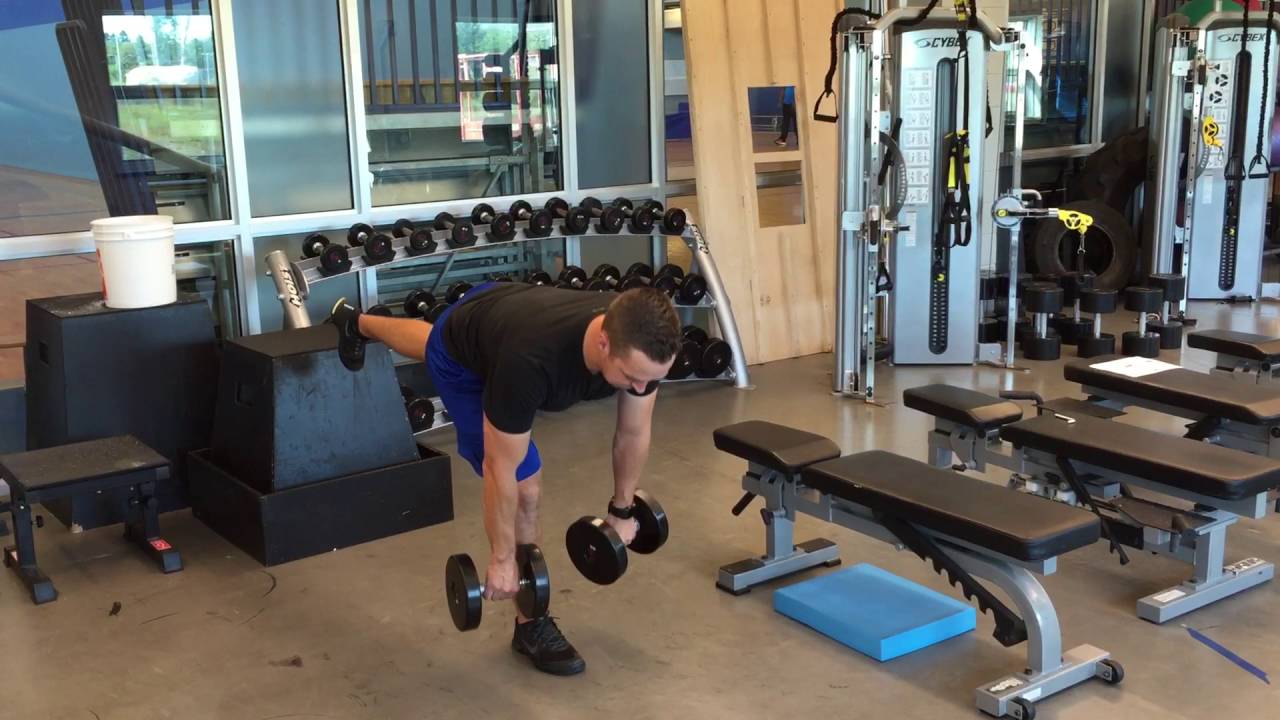 DB Single Leg RDL - YouTube