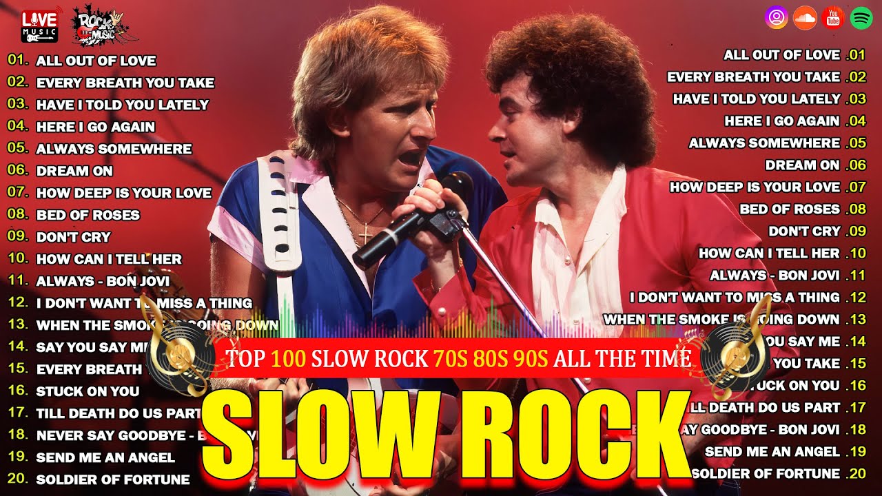 Best Slow Rock 70s 80s 90s Hits For A Reflective Afternoon 💥Air Supply ...