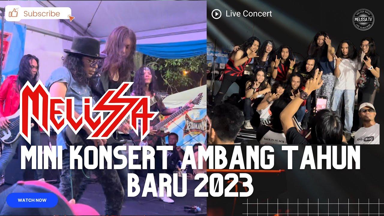 Melissa Band [Konsert Ambang Tahun Baru 2023] Di Bukit Tinggi Klang ...