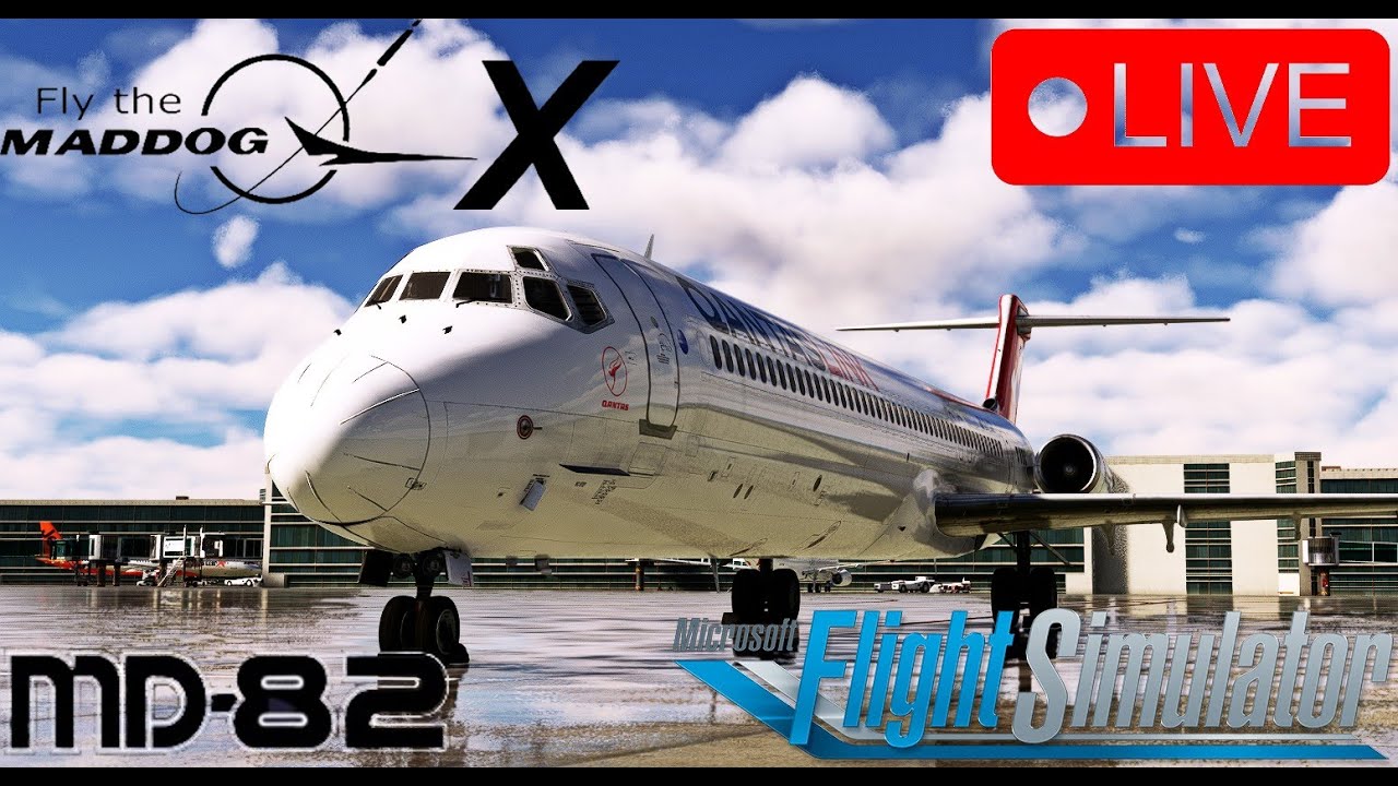[ MSFS ] [ Realistic ] Qantas MD-82 Flight - YouTube