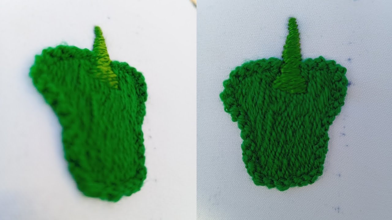 "How to Create Beautiful Bell Pepper Embroidery: Step-by-Step Tutorial ...