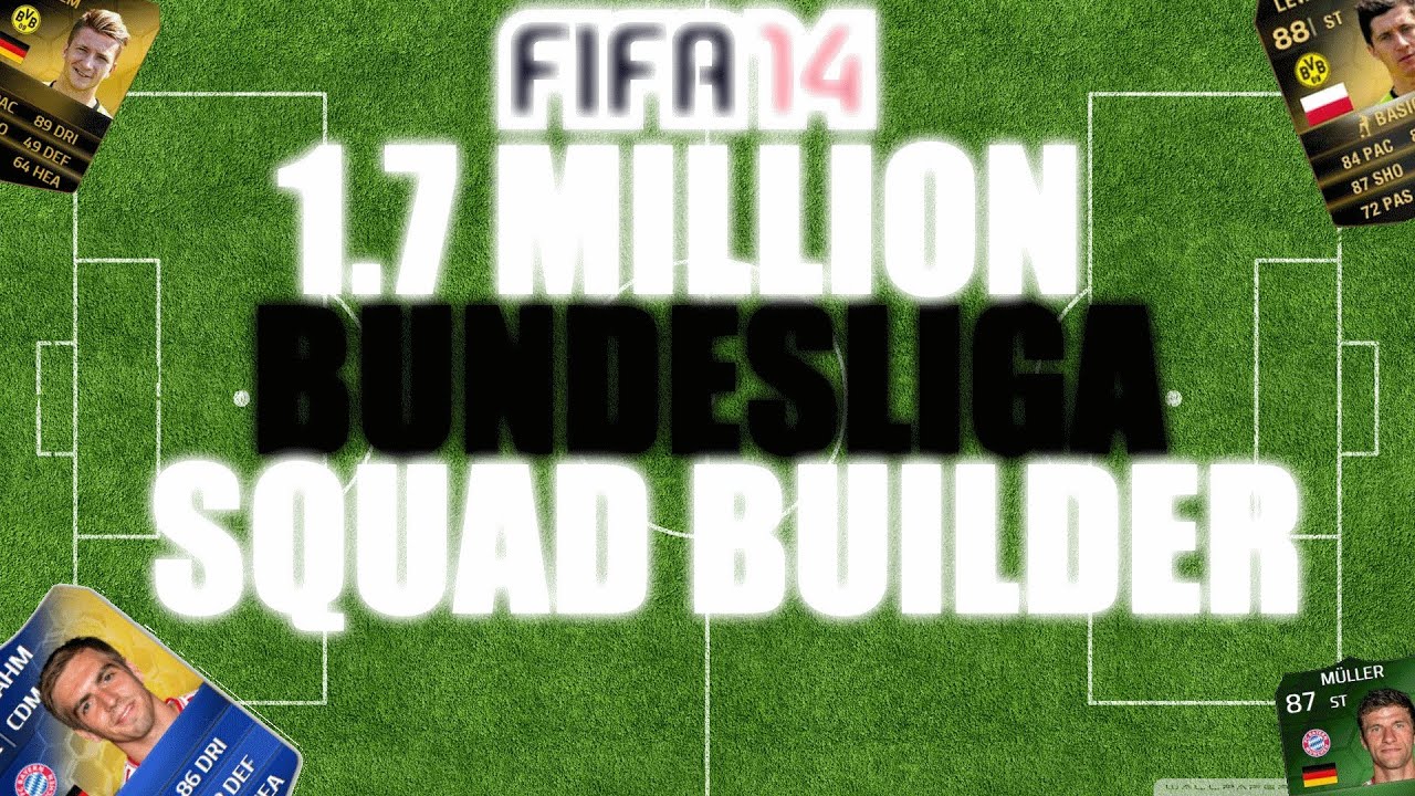 Fifa 14 Ultimate Team - Squad Builder - 1.7 Million!- Featuring Informs ...
