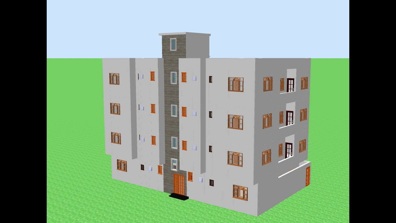 Building on Land area of: 218.5m2, Dimension of: (19m*11.5m) - YouTube