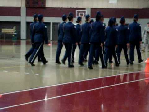 LHS AFJROTC Unarmed Regulation - YouTube