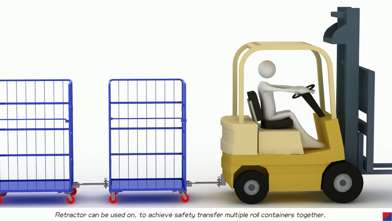 roll container | roll cage trolley | logistics trolley - YouTube