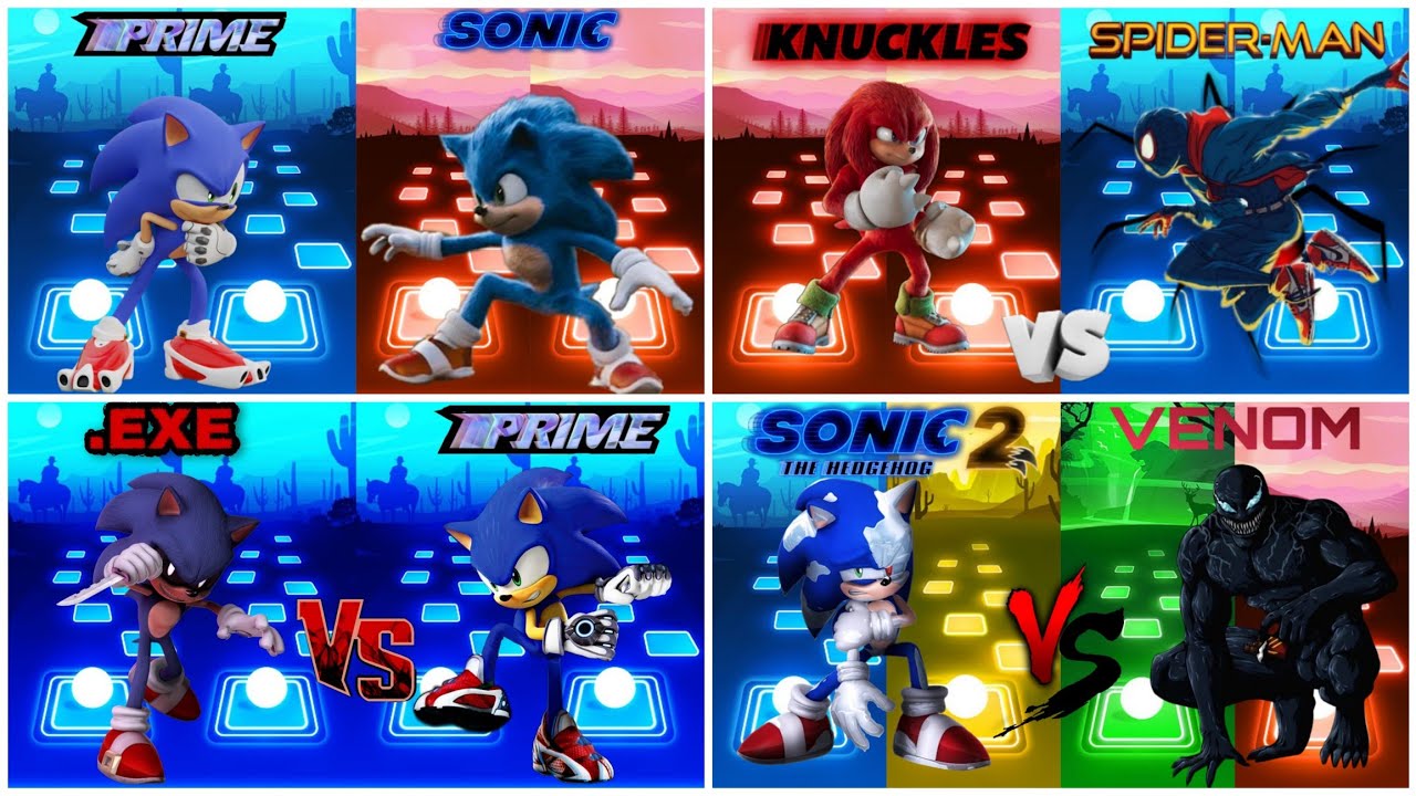 All Characters Megamix | Sonic - Sonic Prime - Knuckles - Spiderman ...