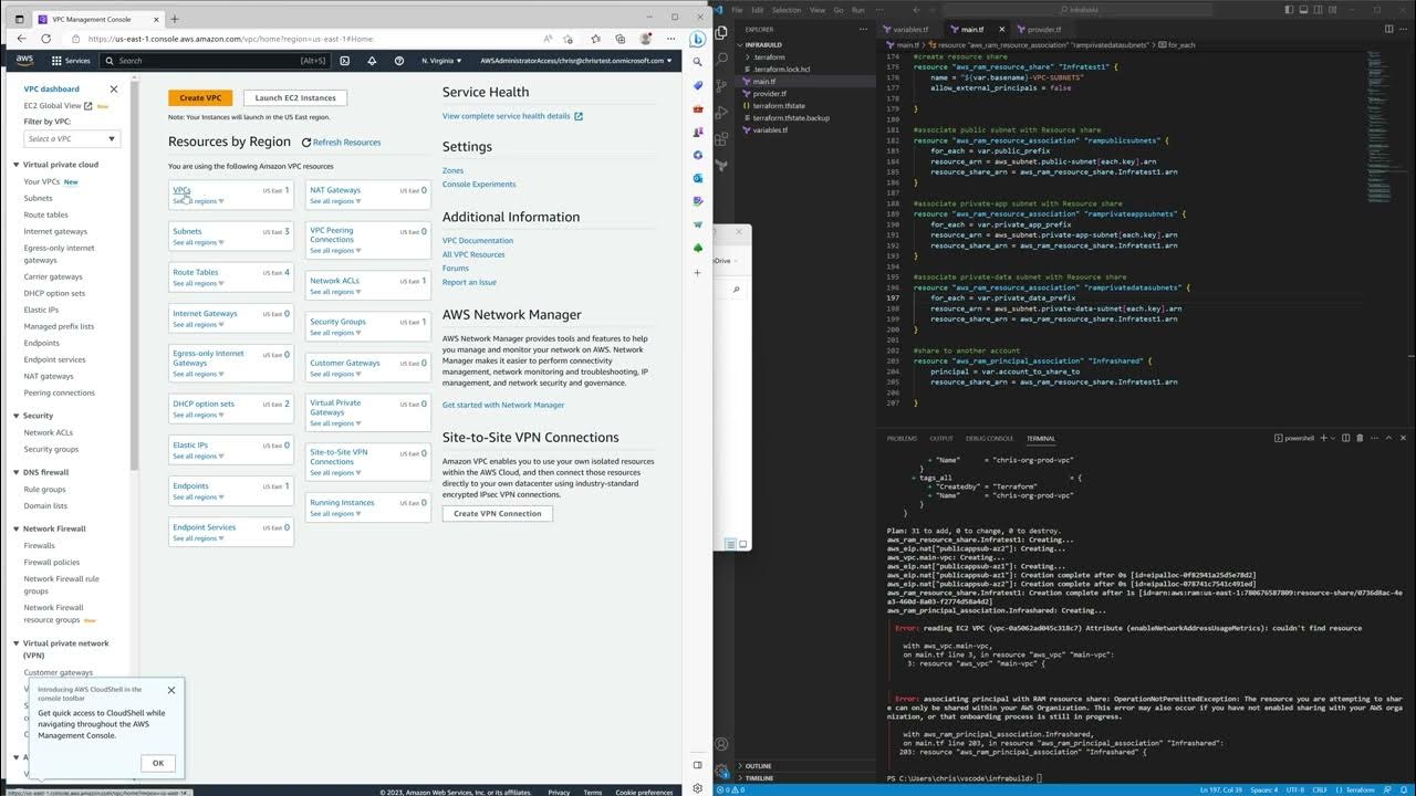 AWS and Terraform Series - Terraform with AWS Resource Access Manager - YouTube