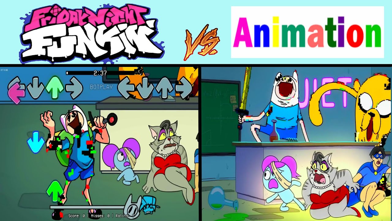 FNF CORRUPTED FINNE EVERYONE SINGS THIS SONG vs ANIMATION Come learn ...