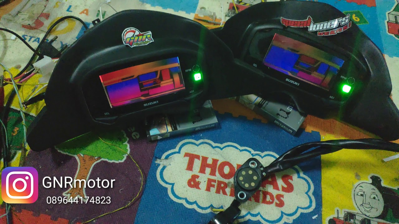 Modif speedometer satria fu fi pnp di satria fu facelift - YouTube