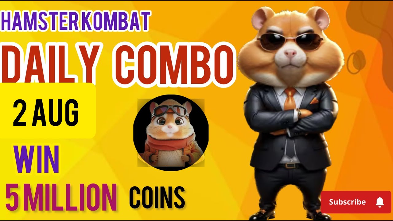 Hamster Kombat Daily Combo 2 - 3 August | 2 Aug Daily Combo | Hamster ...