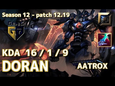 【NAサーバー/D2】Gen.G Doran エイトロックス(Aatrox) VS フィオラ(Fiora) TOP - Patch12.19 ...
