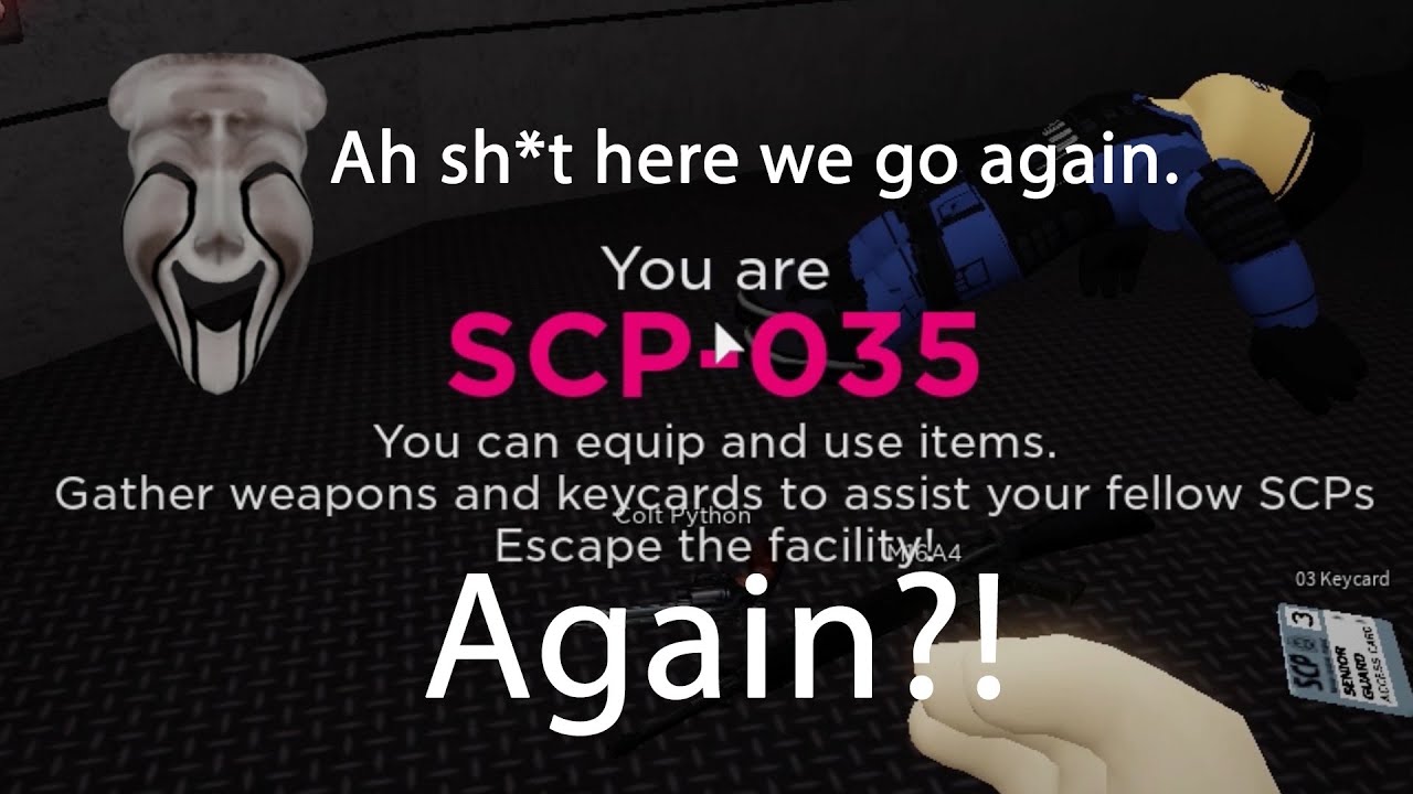 Roblox SCP rBreach 035 midgame pickup.exe - YouTube